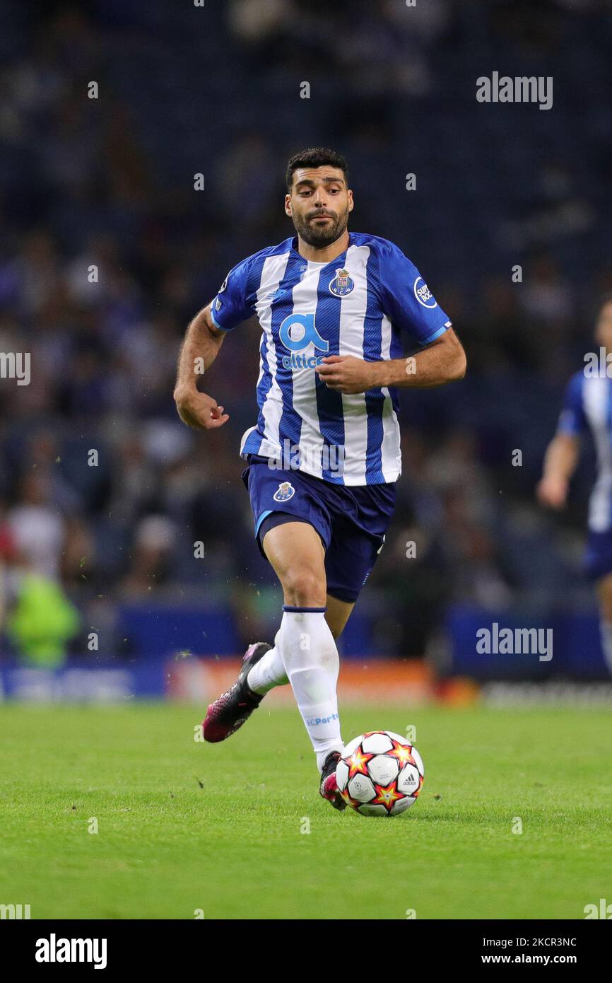 Porto's Iranian forward Mehdi Taremi in action during the UEFA ...