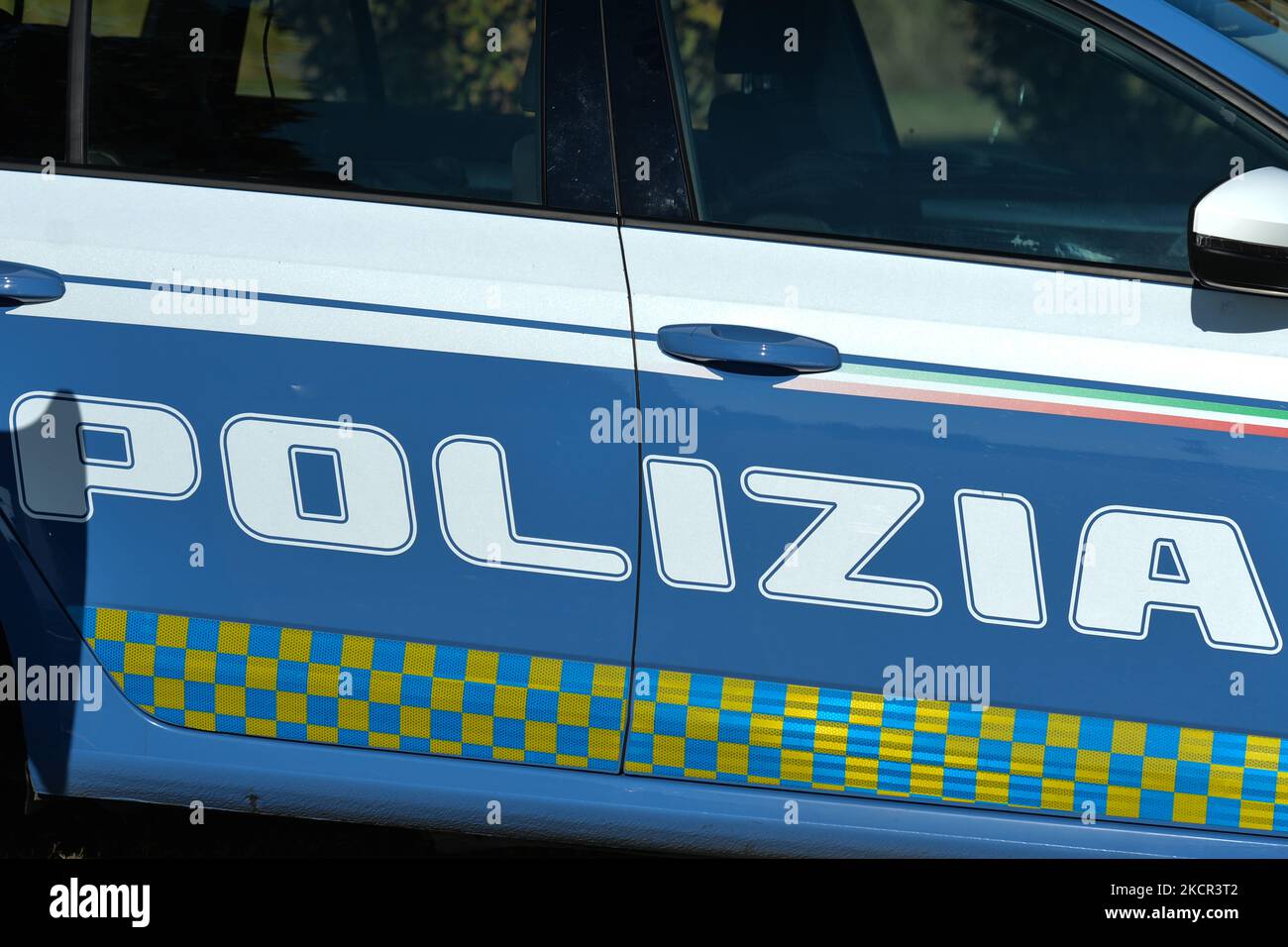 Car of the Polizia di Stato, one of the national police forces of Italy ...
