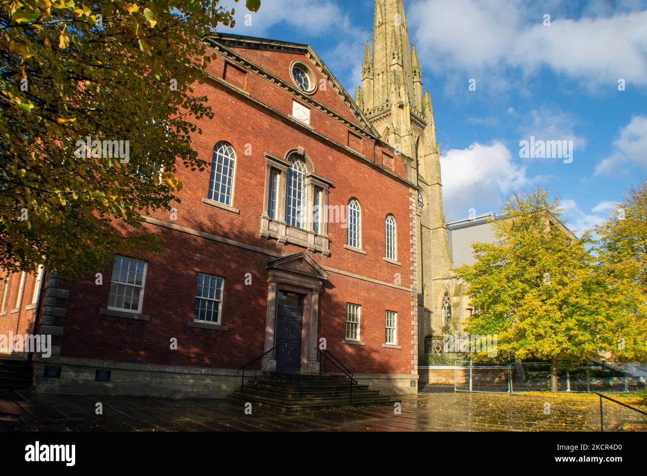 Square Chapel Arts Centre and Spire, Halifax Stock Photo - Alamy