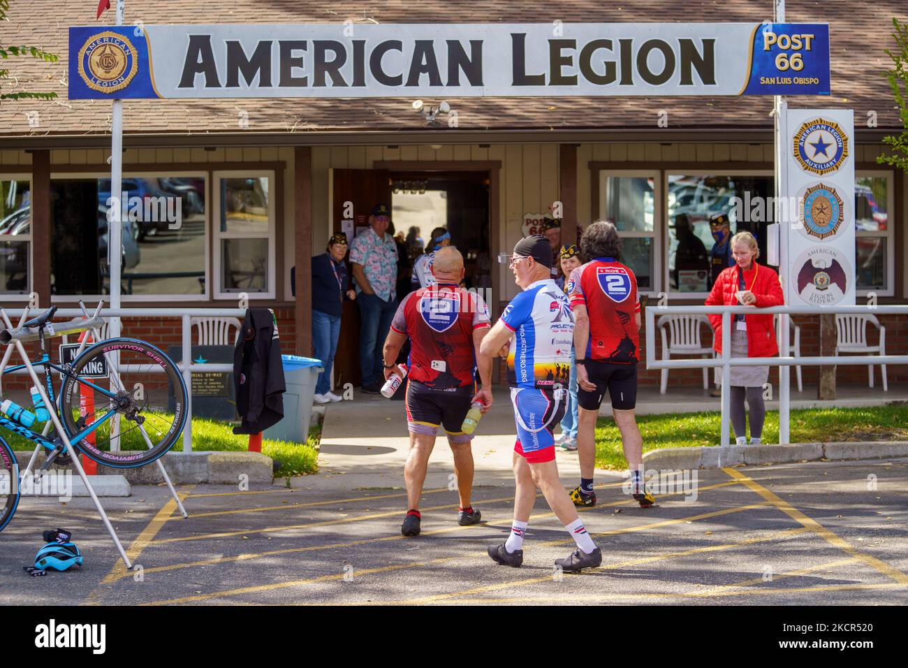Disabled veteran and first responder cyclists are seen as they ...