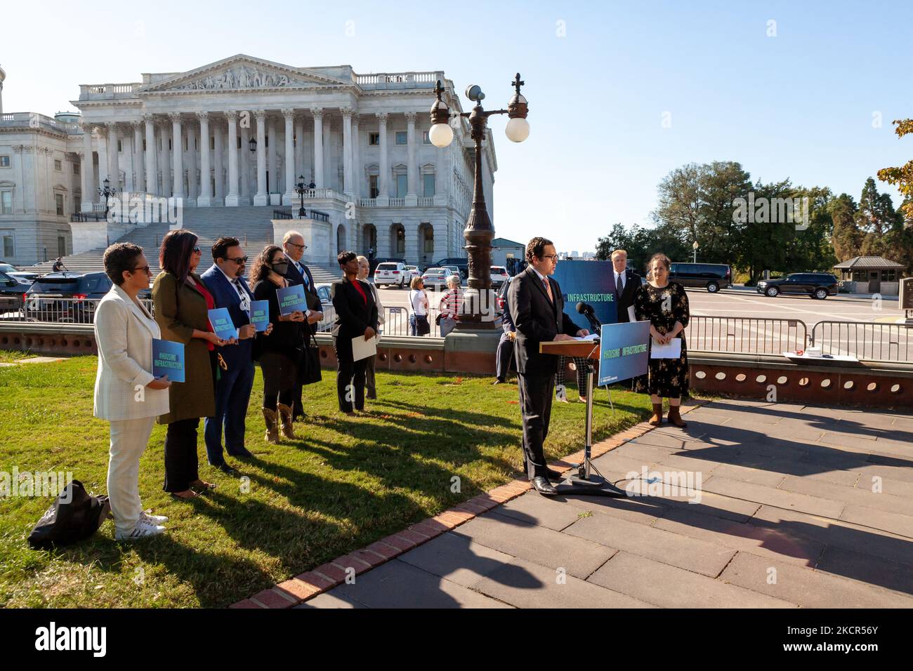 Chris Vincent of Habitat for Humanity speaks at a press conference on ...