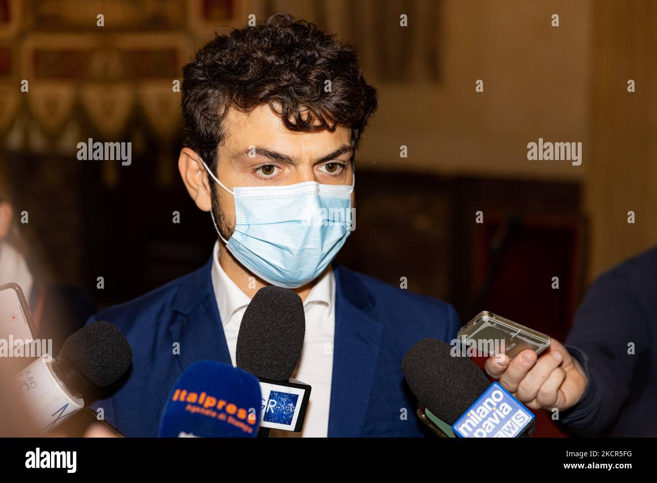 Tommaso Sacchi attends Magnifica Fabbrica by Teatro Alla Scala press ...