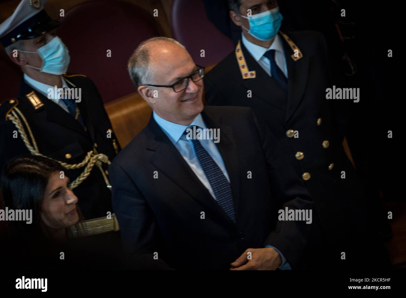 Rome mayor receives handover Roberto Gualtieri (the new mayor of Rome ...