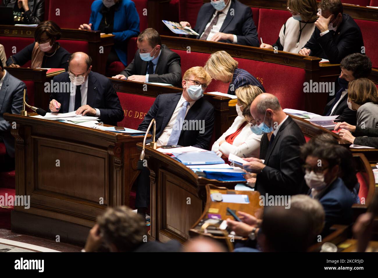Session of questions to the government at the National Assembly, in ...