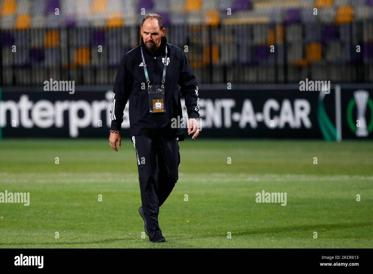 Ante Simundza Head Coach of NS Mura during the UEFA Europa Conference ...