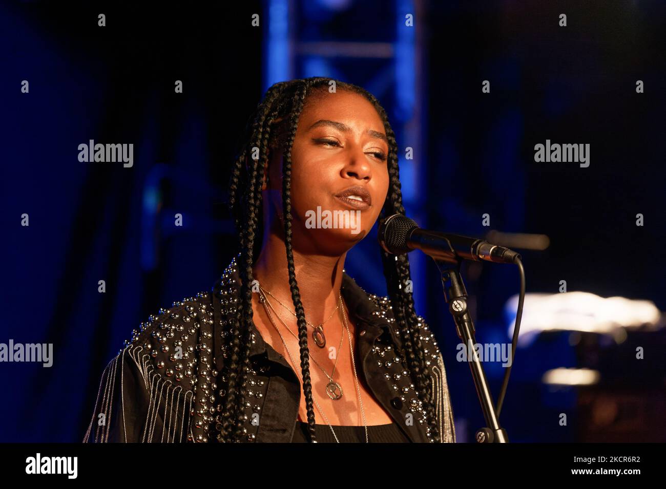 The Canadian Singer of Quebec Dominique Fils-Aime performs at the ...
