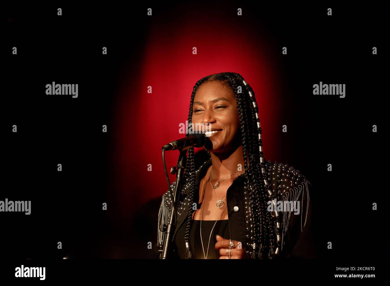 The Canadian Singer of Quebec Dominique Fils-Aime performs at the ...