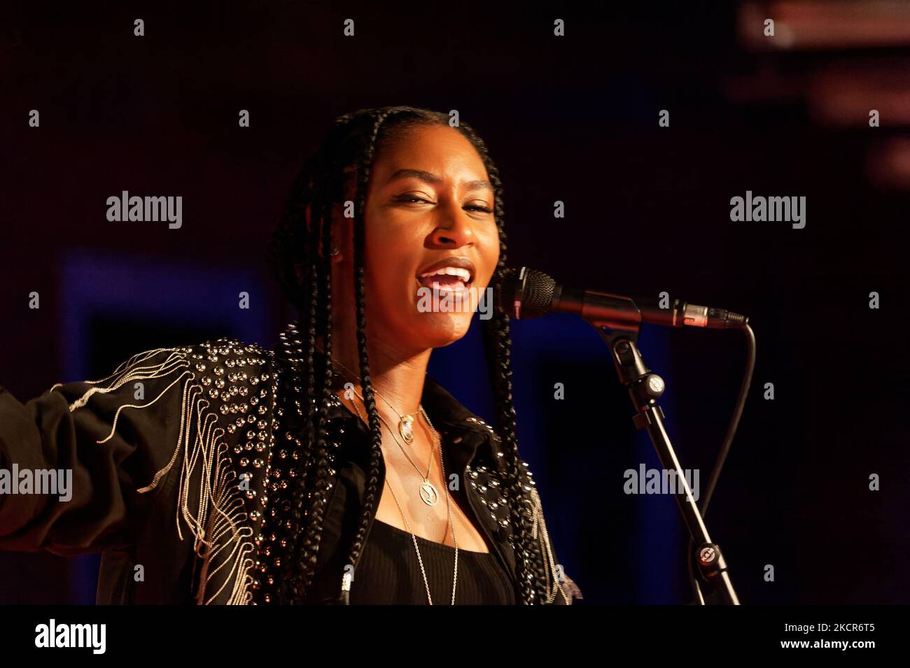 The Canadian Singer of Quebec Dominique Fils-Aime performs at the ...