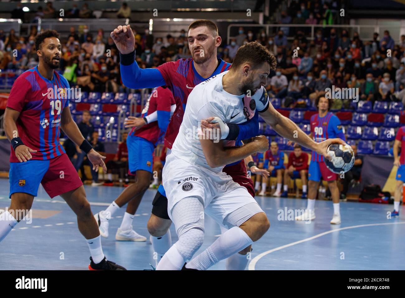 Blaz Janc of FC Barcelona during the EHF Champions League match between ...