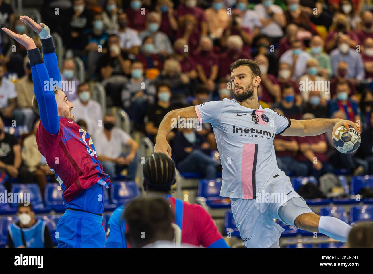 Match between FC Barcelona and Paris Saint Germain, corresponding to ...