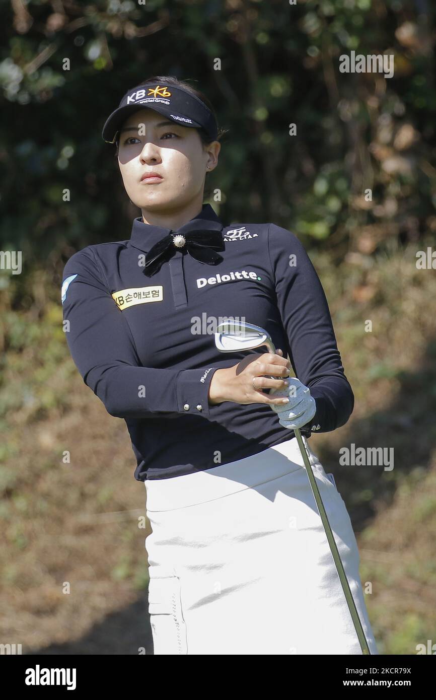 In Gee Chun of South Korea action on the 3th green during an BMW LADIES ...