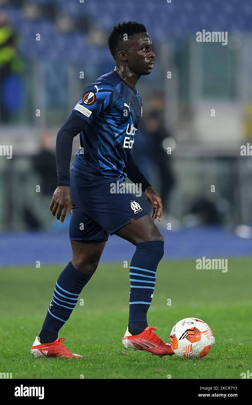 Bamba Dieng of Olympique de Marseille during the UEFA Europa League ...