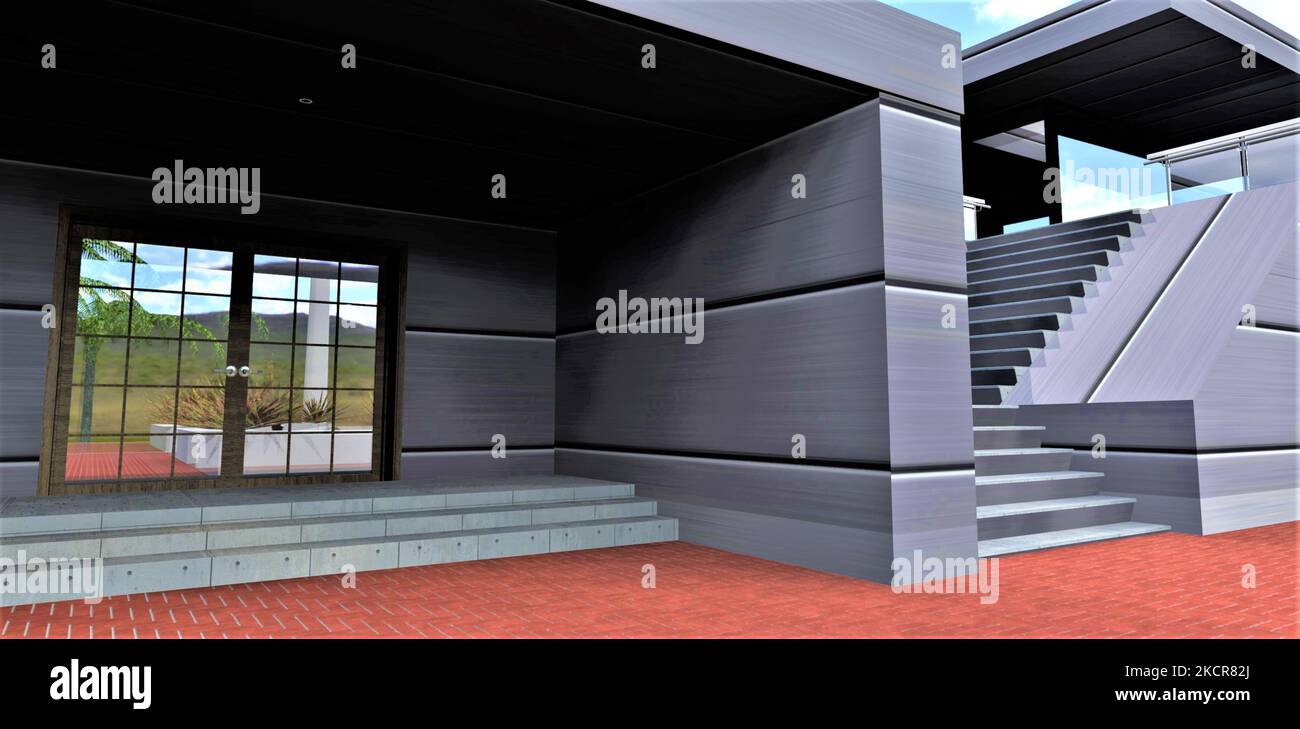 On the veranda stairs hi-res stock photography and images - Alamy