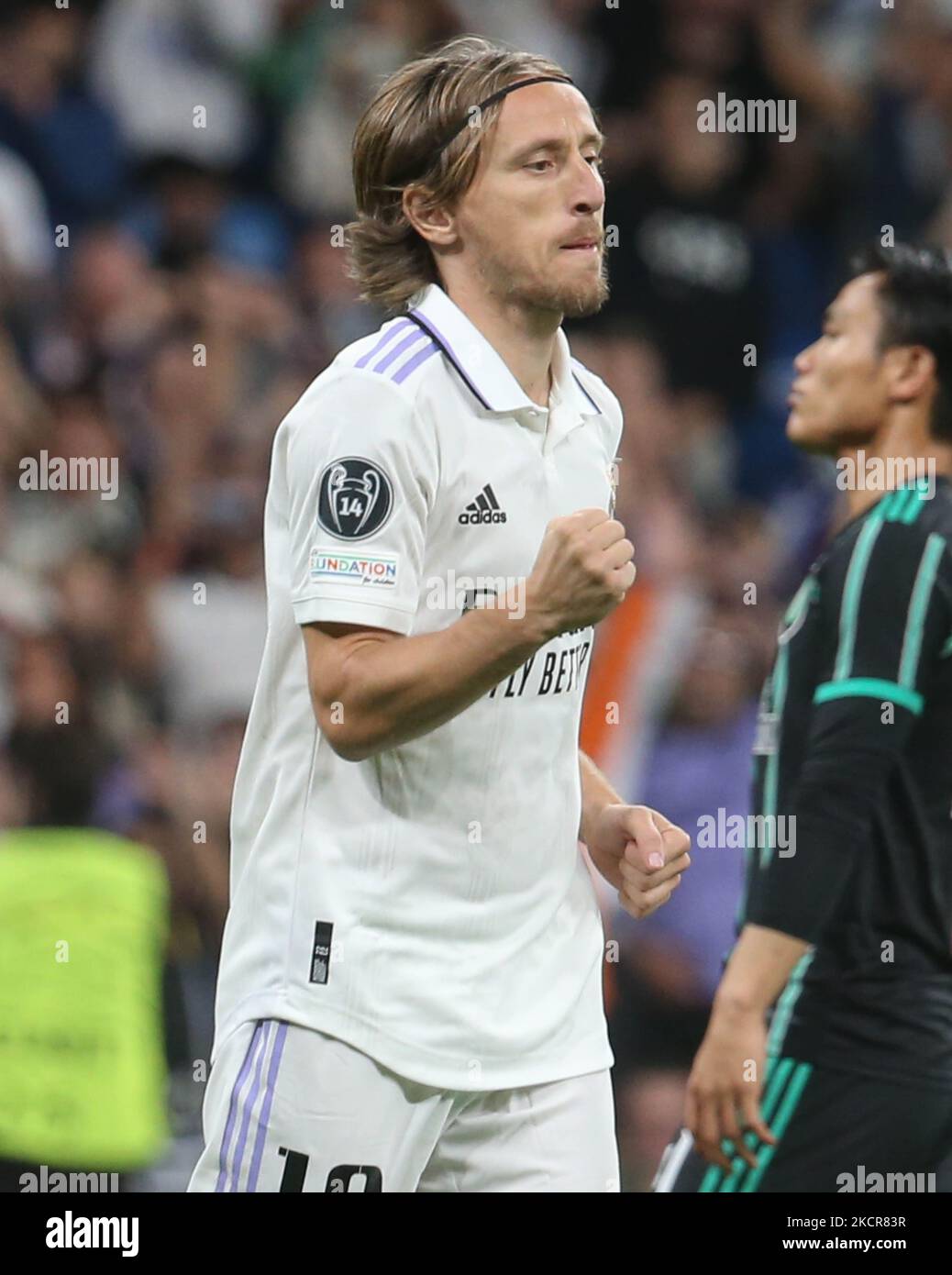 Celebration Goal Luka Modric of Real Madrid during the UEFA Champions ...