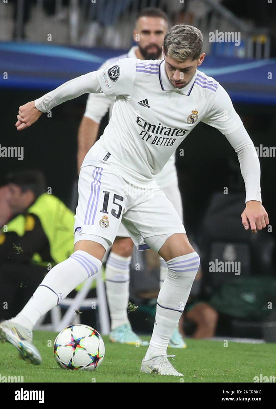 Federico Valverde of Real Madrid during the UEFA Champions League ...