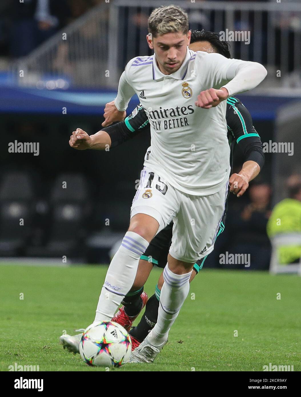 Federico Valverde of Real Madrid during the UEFA Champions League ...