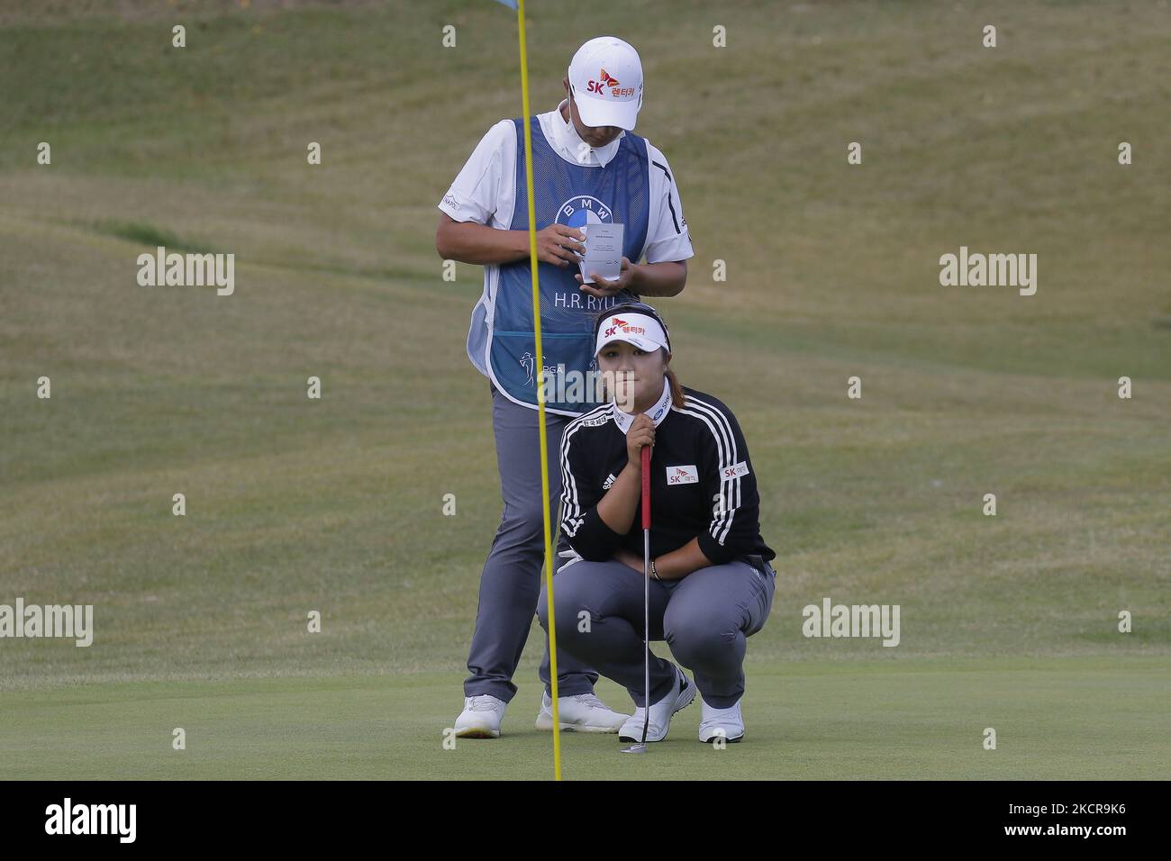 Hae Ran Ryu of South Korea action on the 12th green during an BMW ...