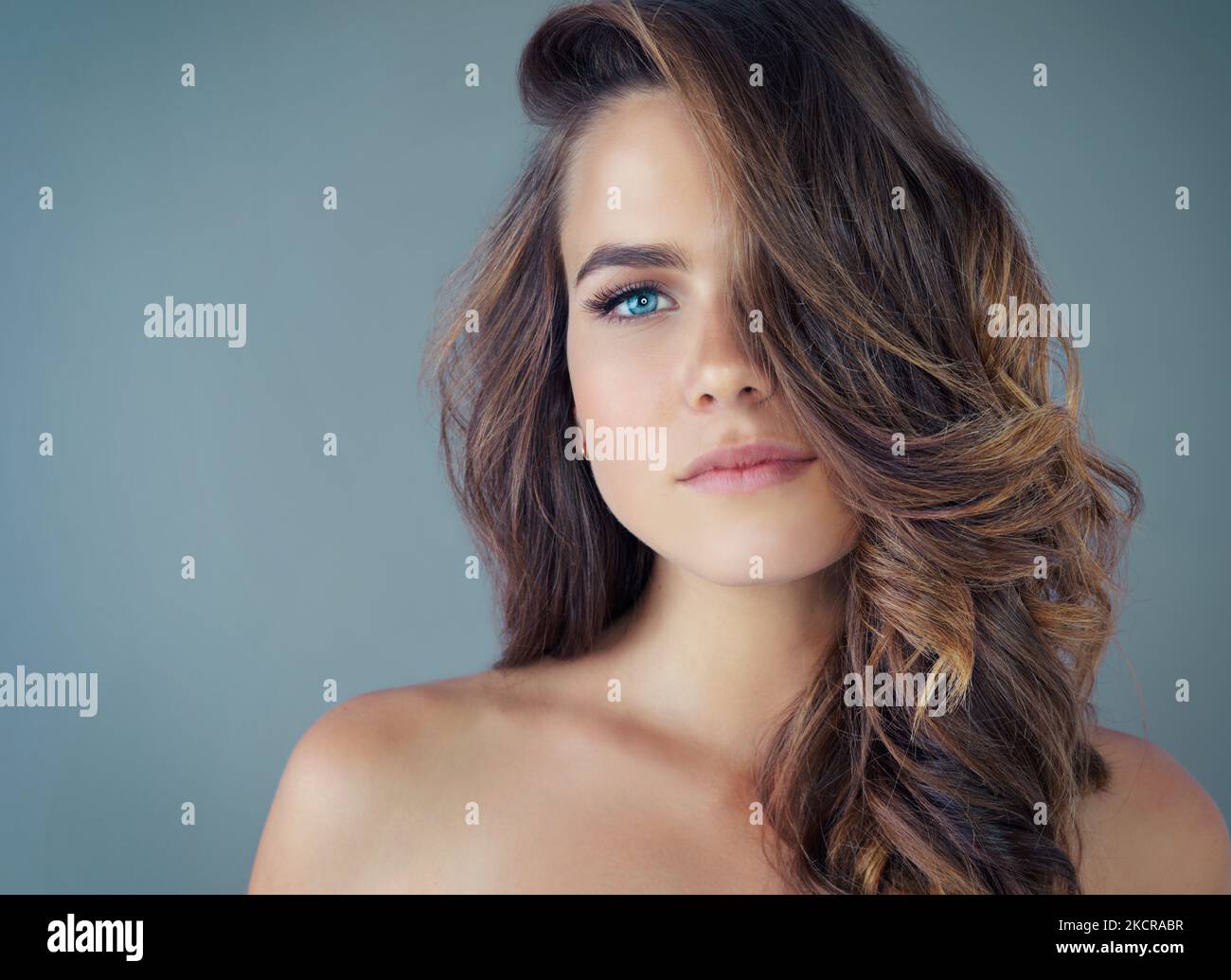 Shes beautiful and shes bold. Cropped portrait of a beautiful young ...