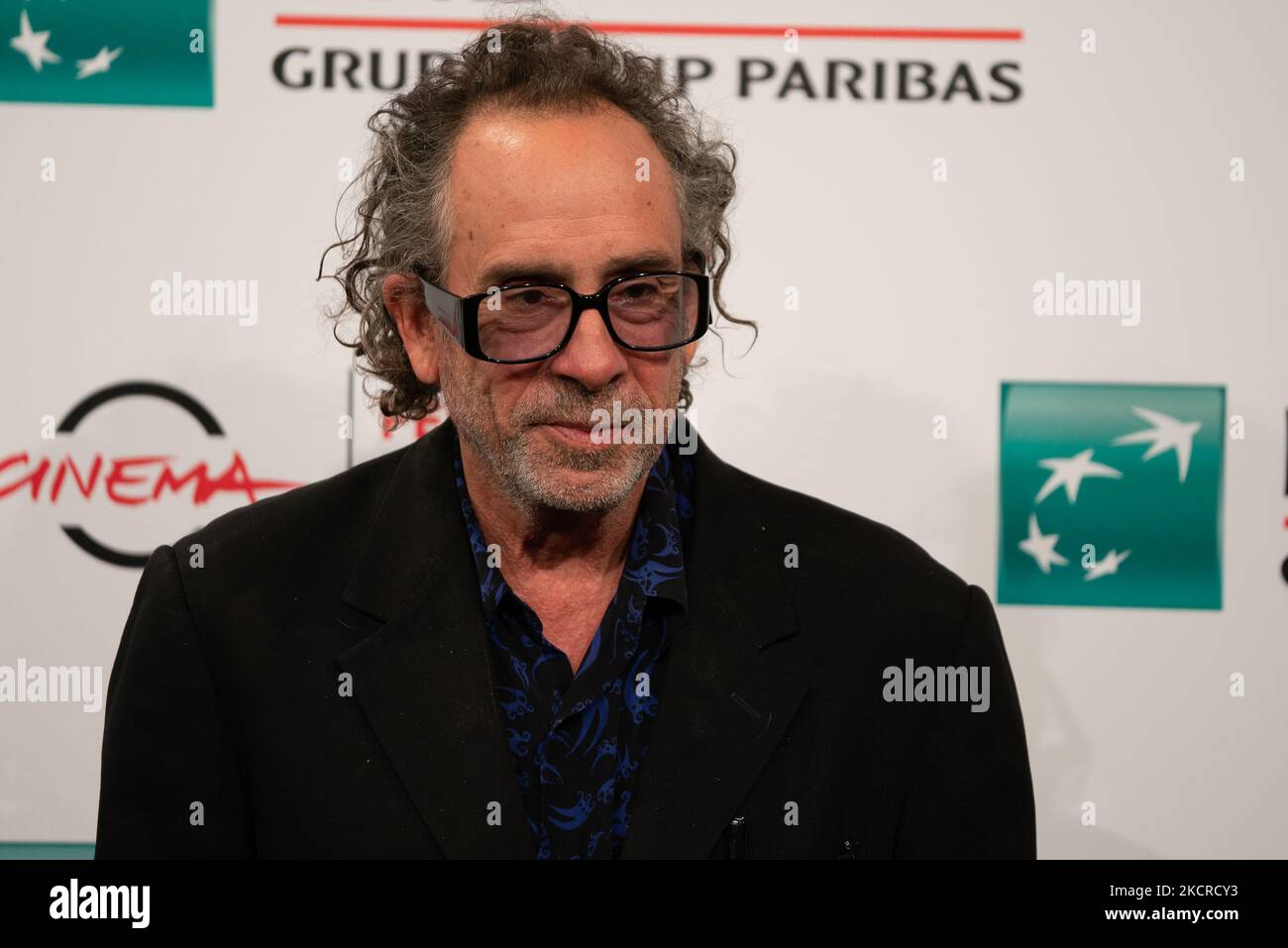 Tim Burton attends a photocall during the 16th Rome Film Fest 2021 on ...