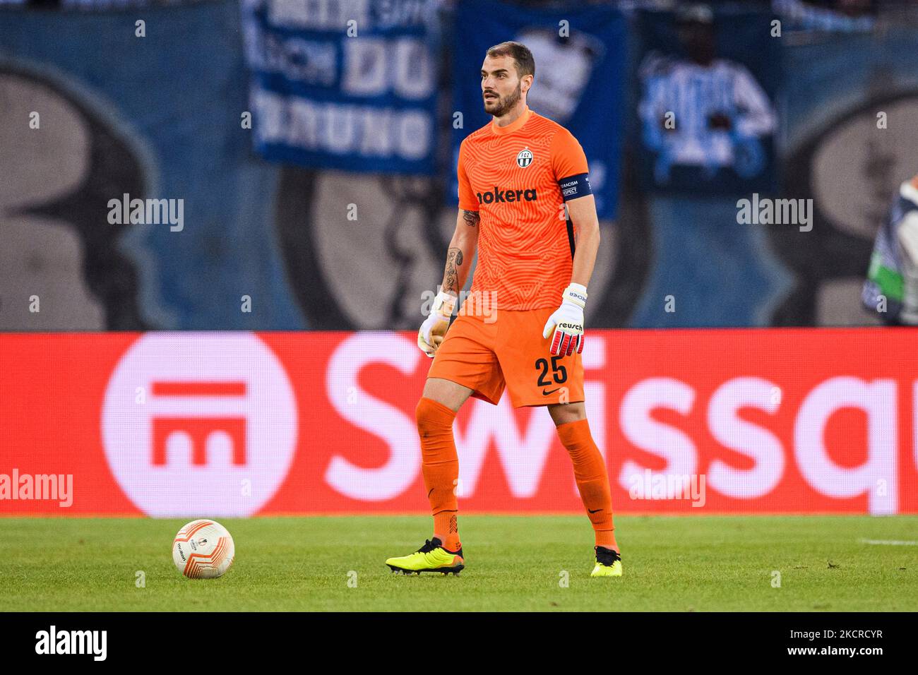 Zurich, Switzerland - October 06: Goalkeeper Yanick Brecher of FC ...