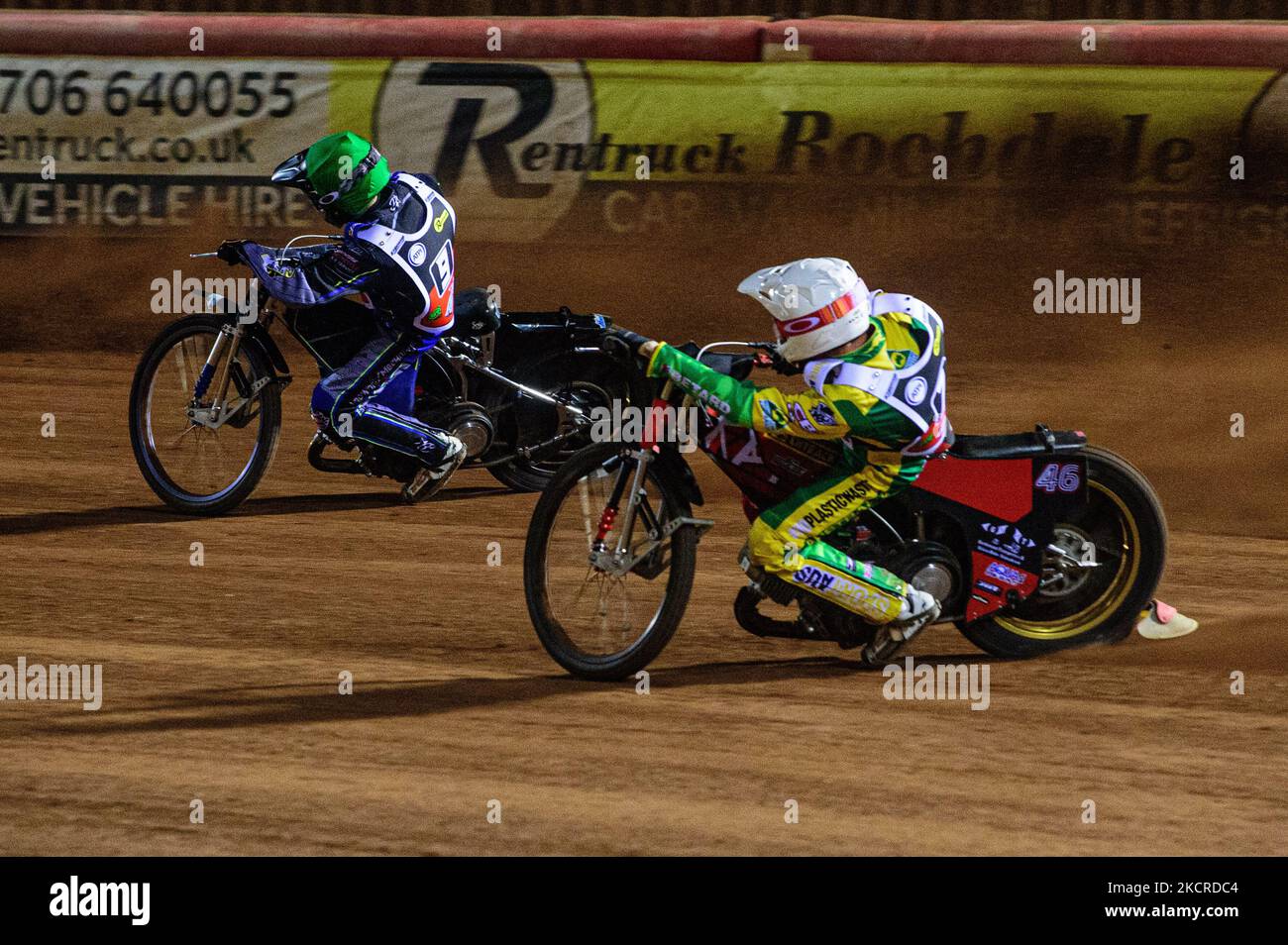 Max Fricke (White) chases Ryan Douglas (green) during the Peter Craven ...