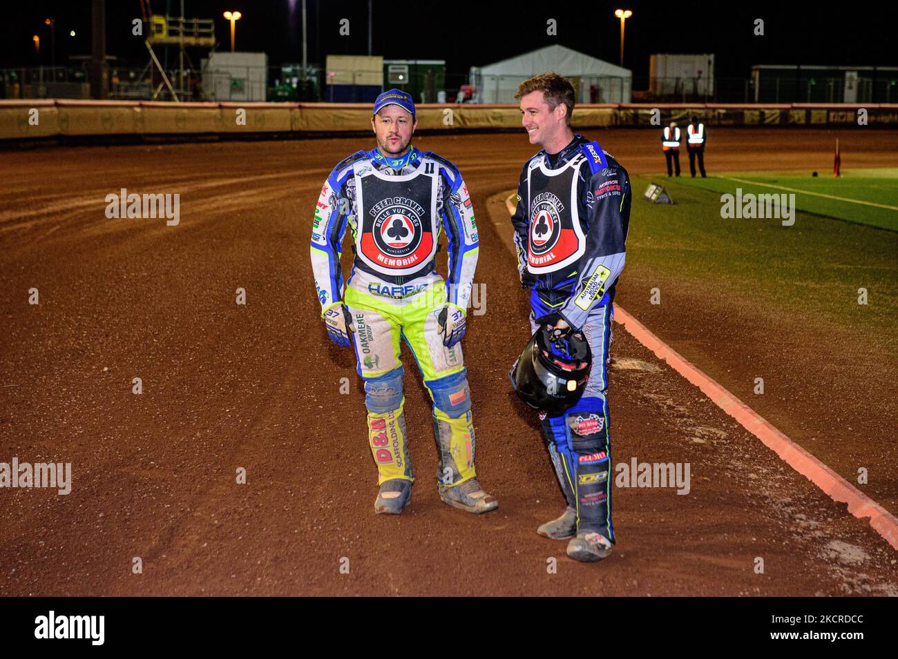 Chris Harris (left) and Ryan Douglas wait their turn to pick their ...