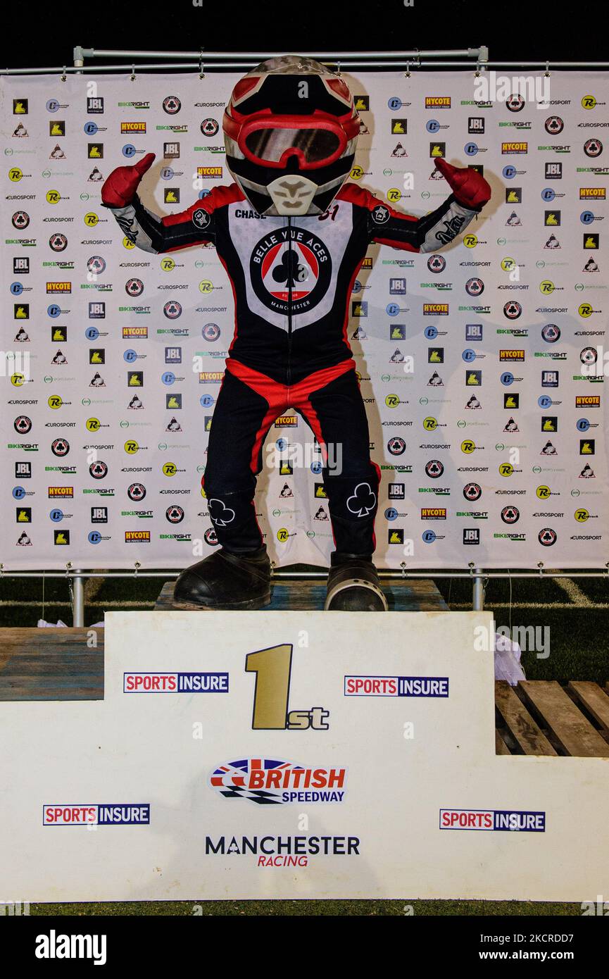 Chase The Ace gets on the podium before the prize giving during the ...