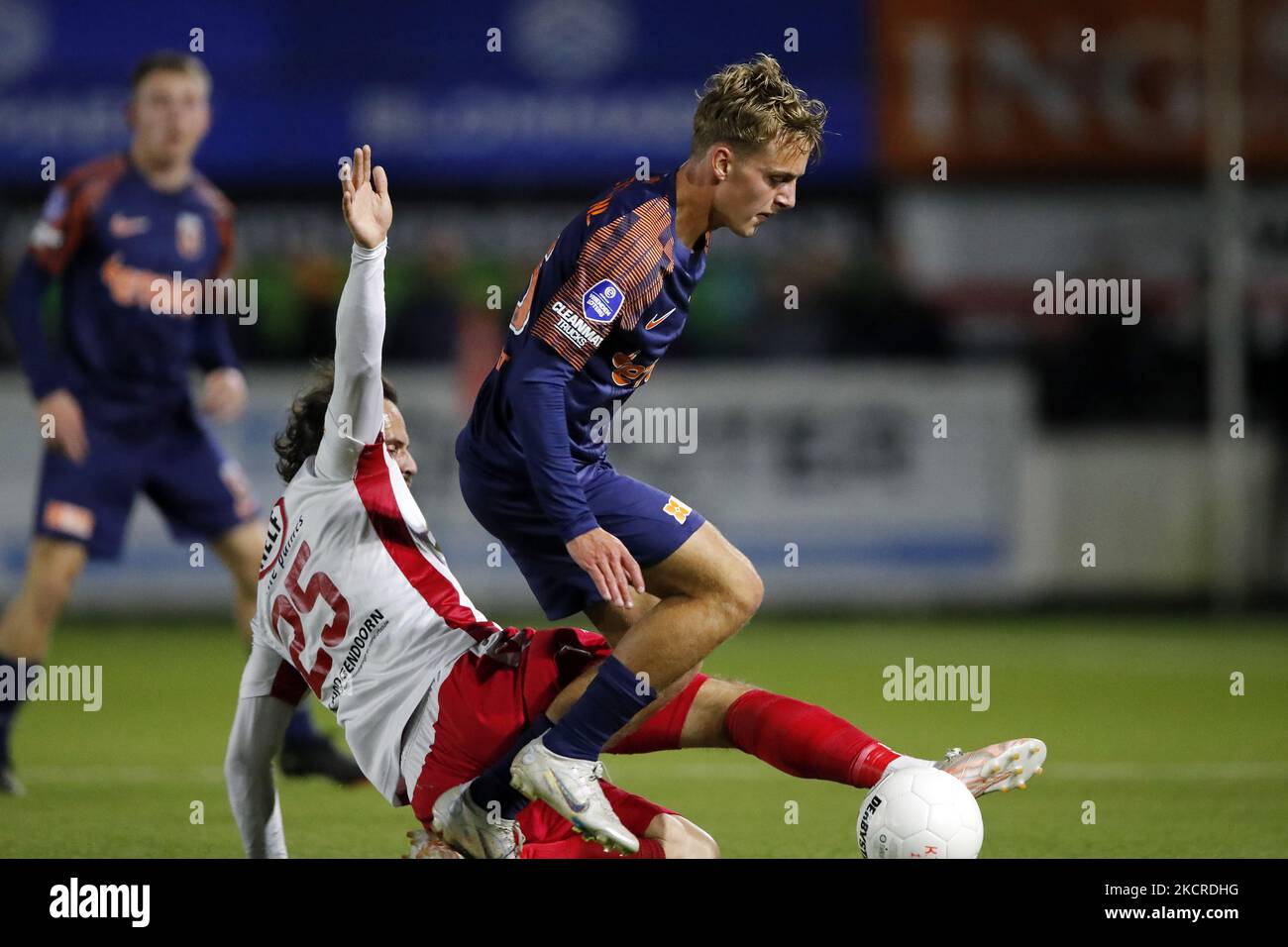 Werkendam - (lr) Lars Hutten of Kozak Boys, Gyan de Regt of Vitesse ...