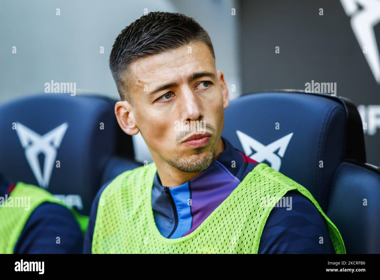 15 Clement Lenglet of FC Barcelona during the La Liga Santader match ...
