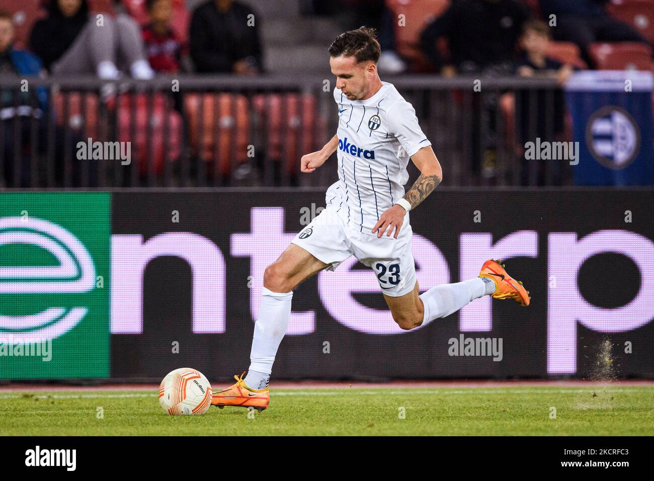 Zurich, Switzerland - October 06: Fabian Rohner of FC Zurich runs with ...