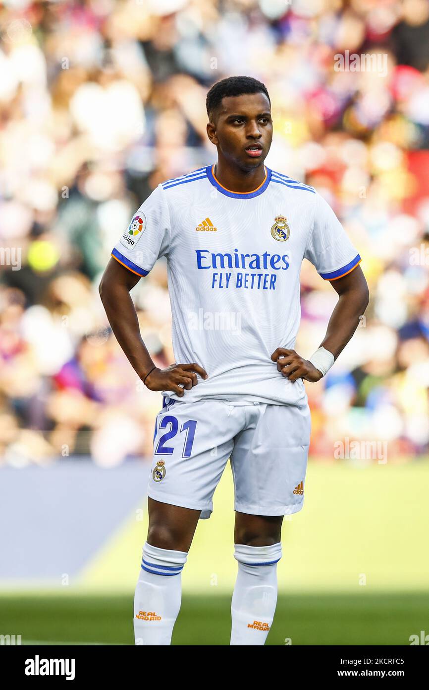 21 Rodrygo of Real Madrid during the La Liga Santader match between FC ...