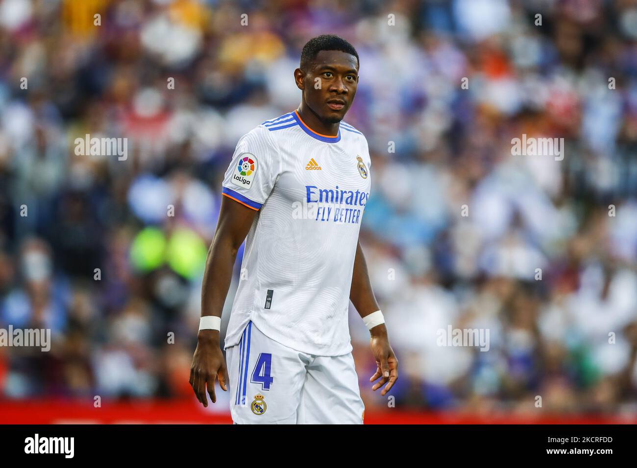 04 David Alaba of Real Madrid during the La Liga Santader match between ...