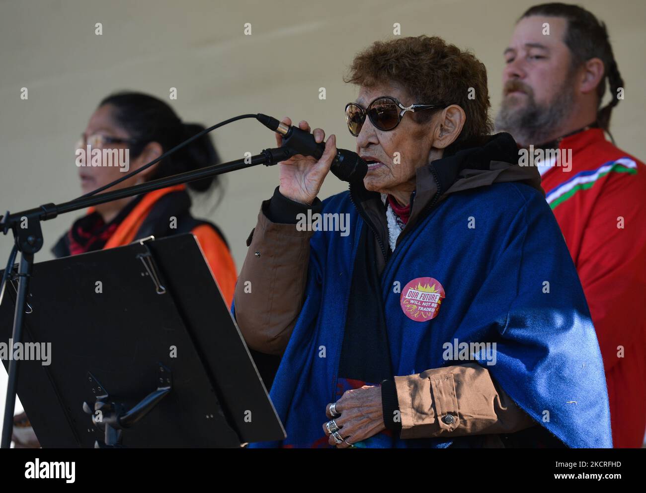 Cold lake dene first nations elder hi-res stock photography and images ...