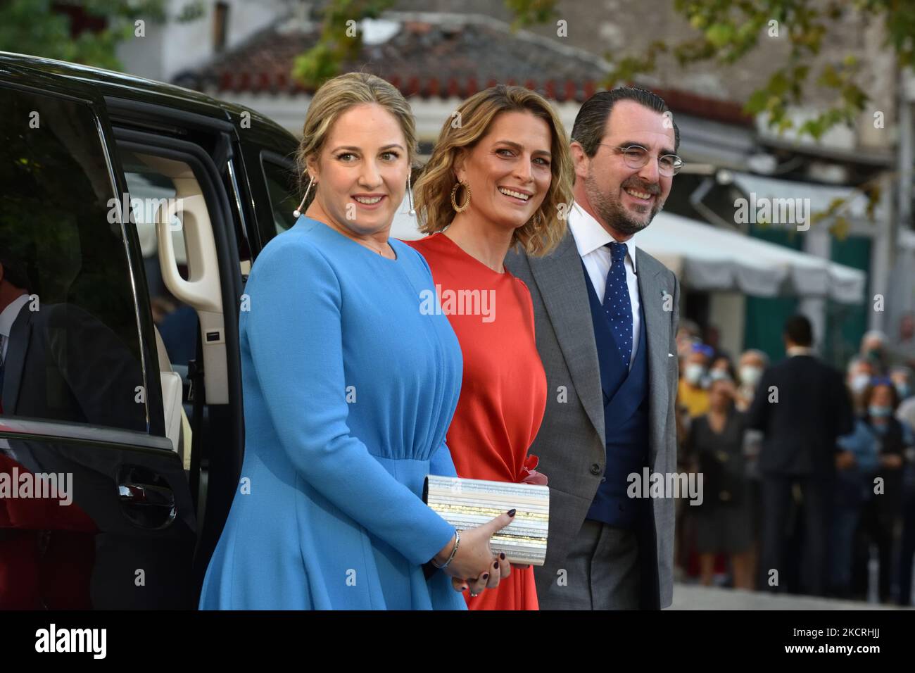 Princess Theodora (L), Princess Tatiana (M) and Prince Nikolaos (R ...