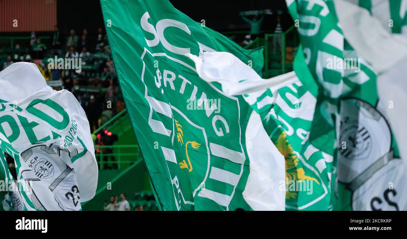 SCP Flag´s during Sporting CP x FC Famalicao - Allianz Cup match at ...