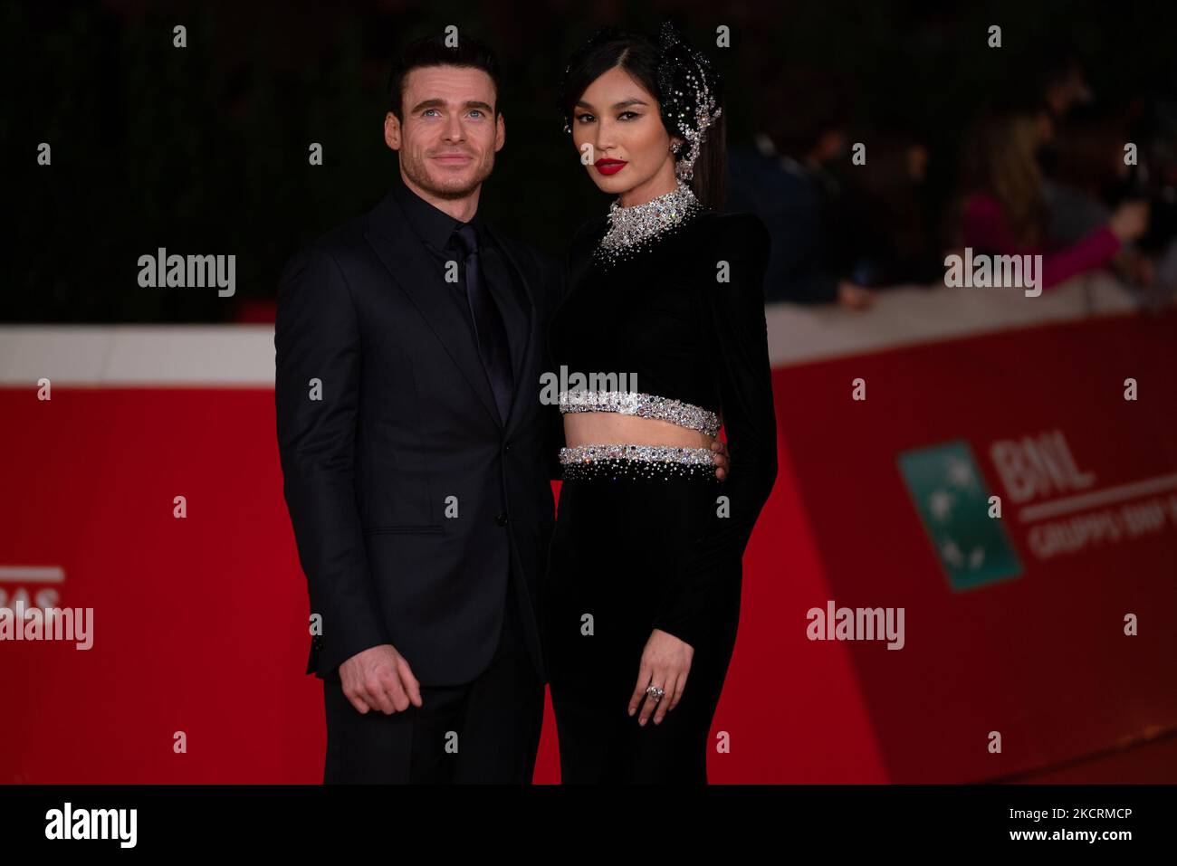 Richard Madden and Gemma Chan attend the red carpet of the movie ...