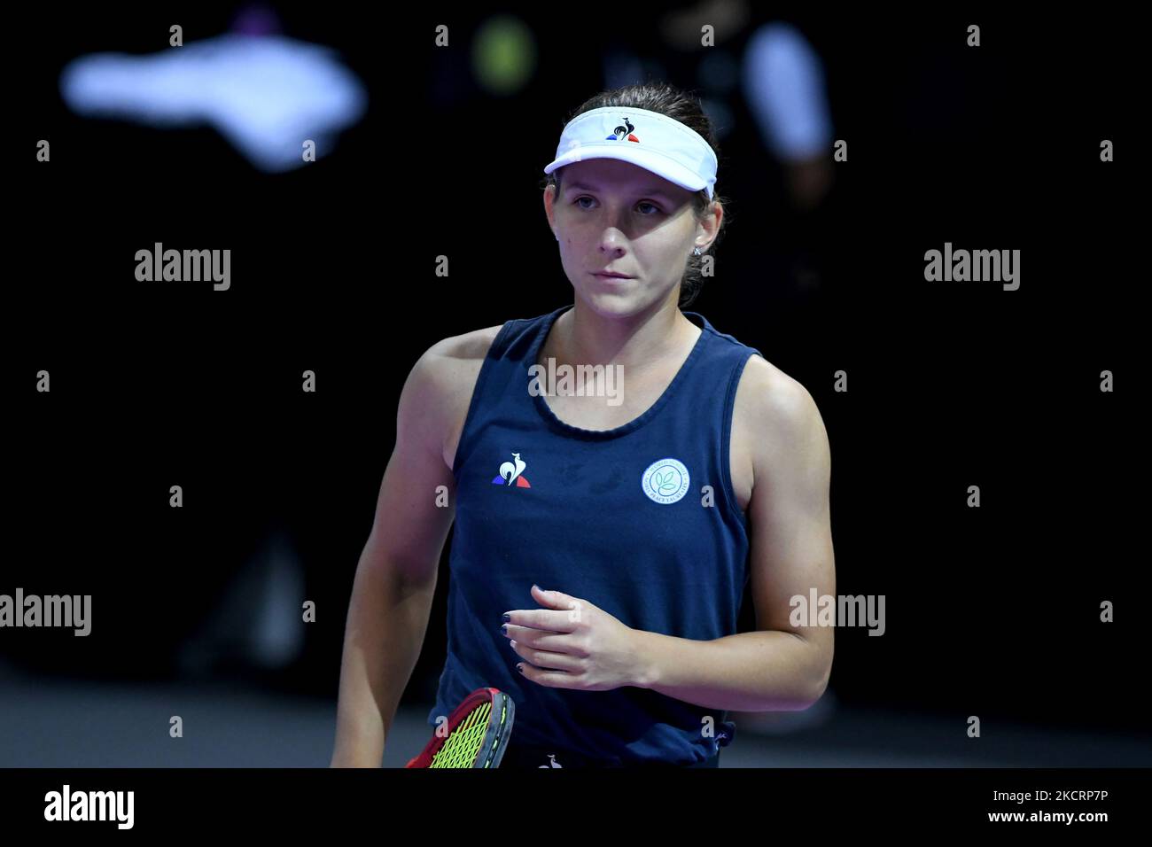 Portrait of Varvara Gracheva- in action celebrating after scoring ...