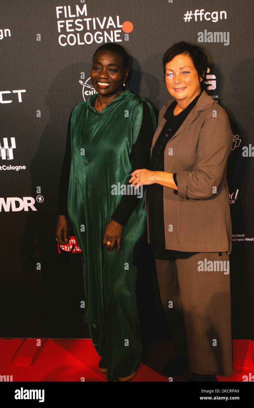 Journalist Auma Obama and Head of cologne film festival Dr. Martina ...