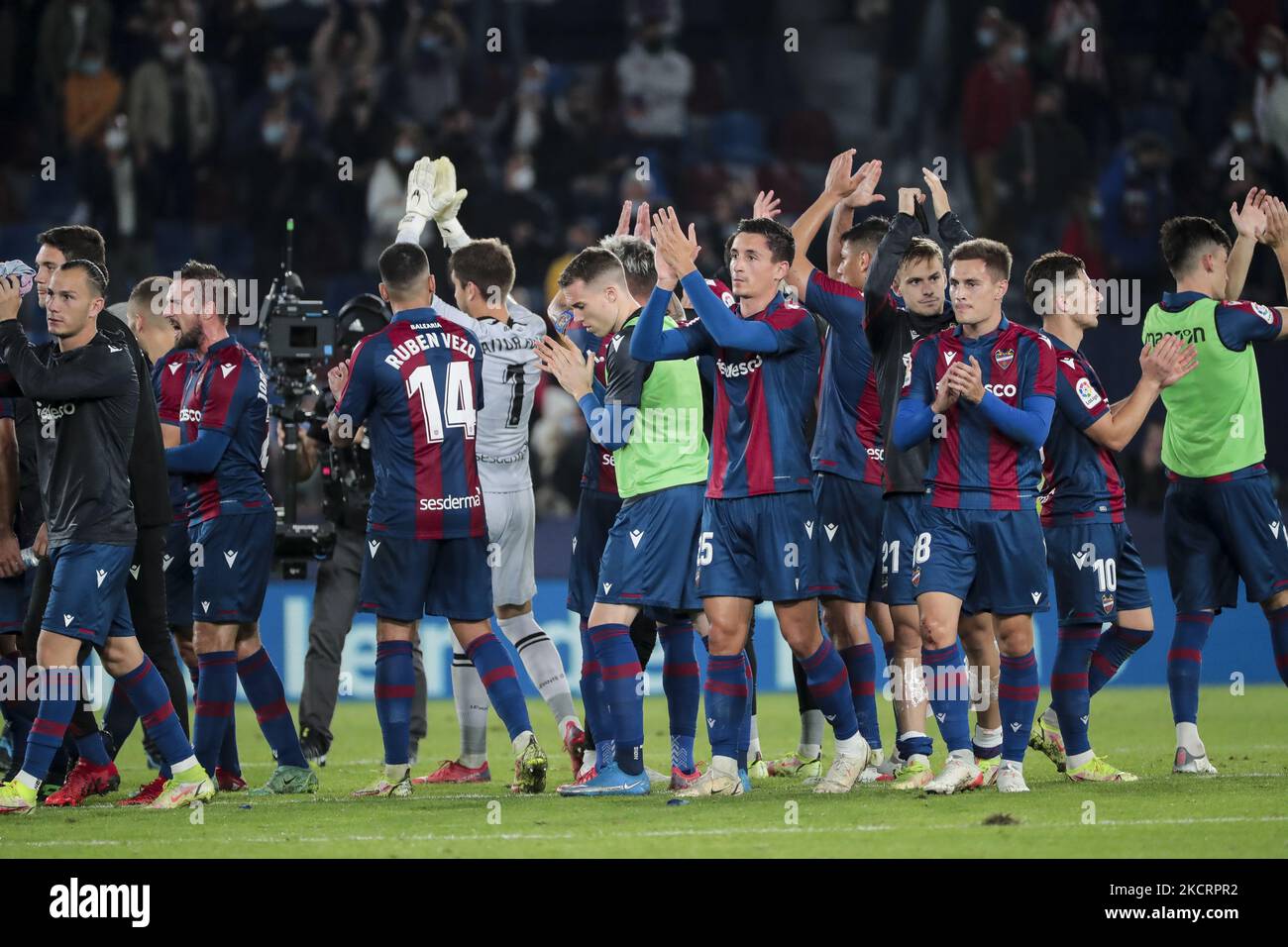 Levante ud players after La liga match between Levante UD and Atletico ...