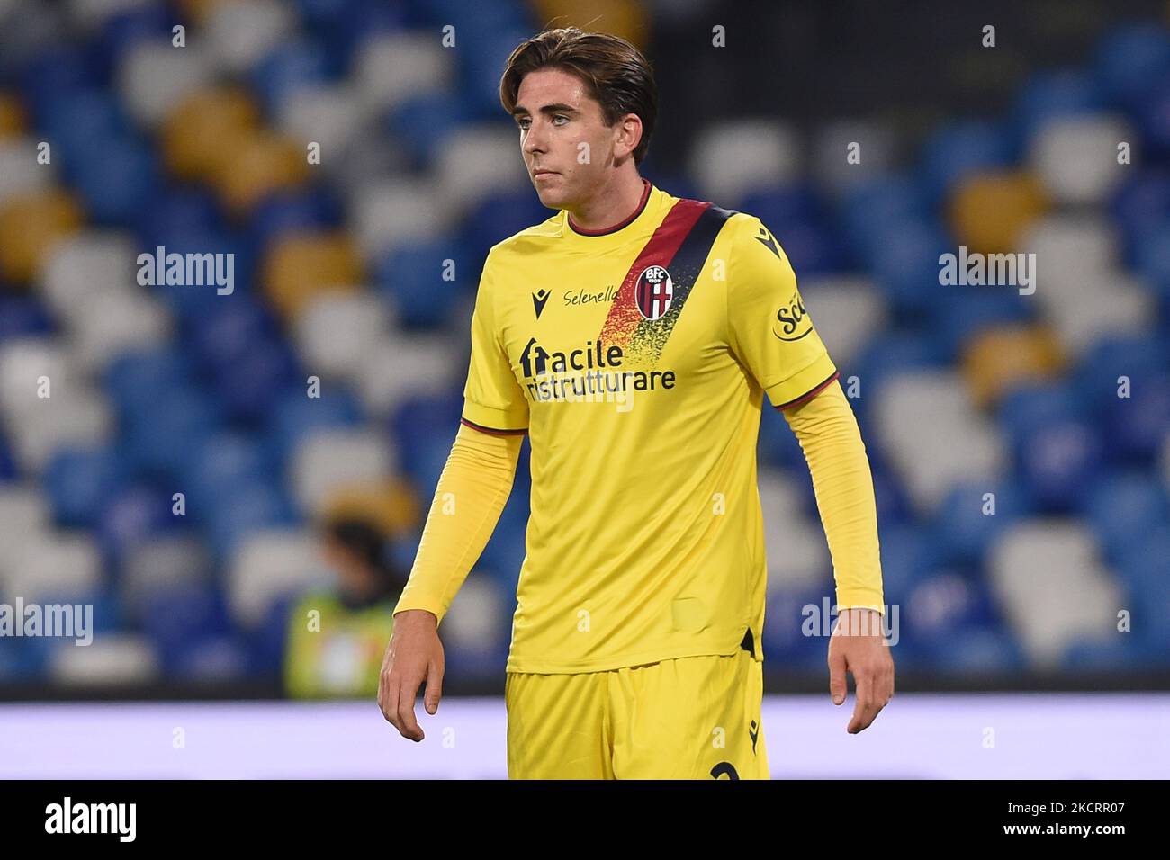 Luis Binks of Bologna FC during the Serie A match between SSC Napoli ...