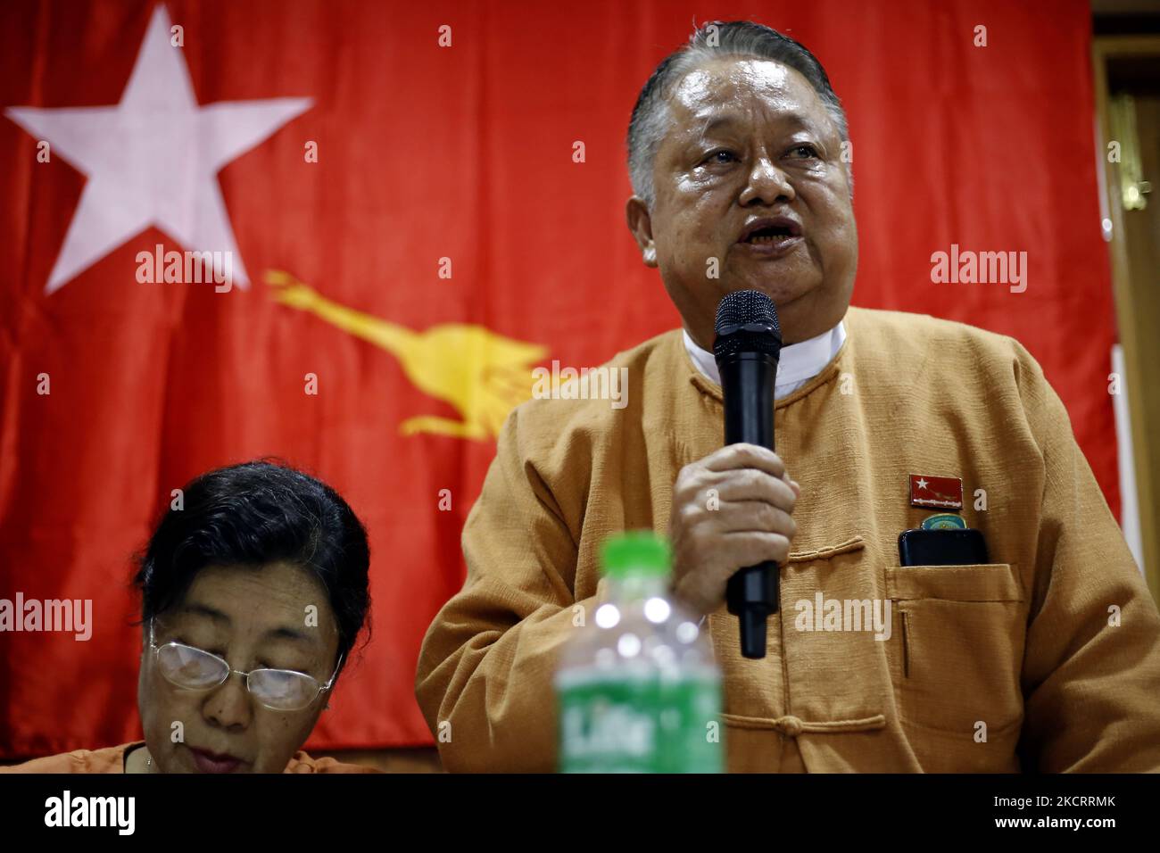(FILE PHOTO) Win Htein, central executive committee member of the ...