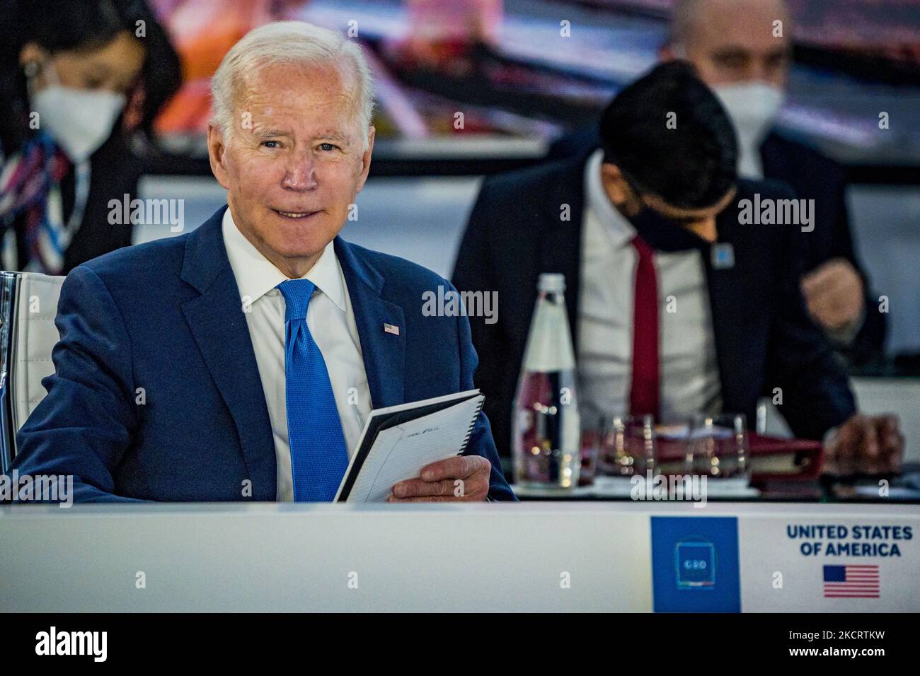 Joe Biden, President of the United States, in the G20 Summit of Heads ...