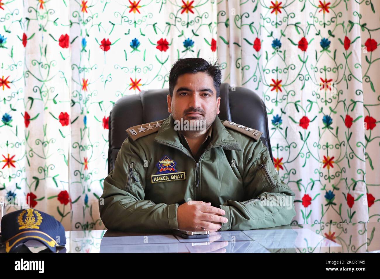 Sub-Divisional Police Officer (SDPO) Rafiabad Ameen Bhat is pictured at ...