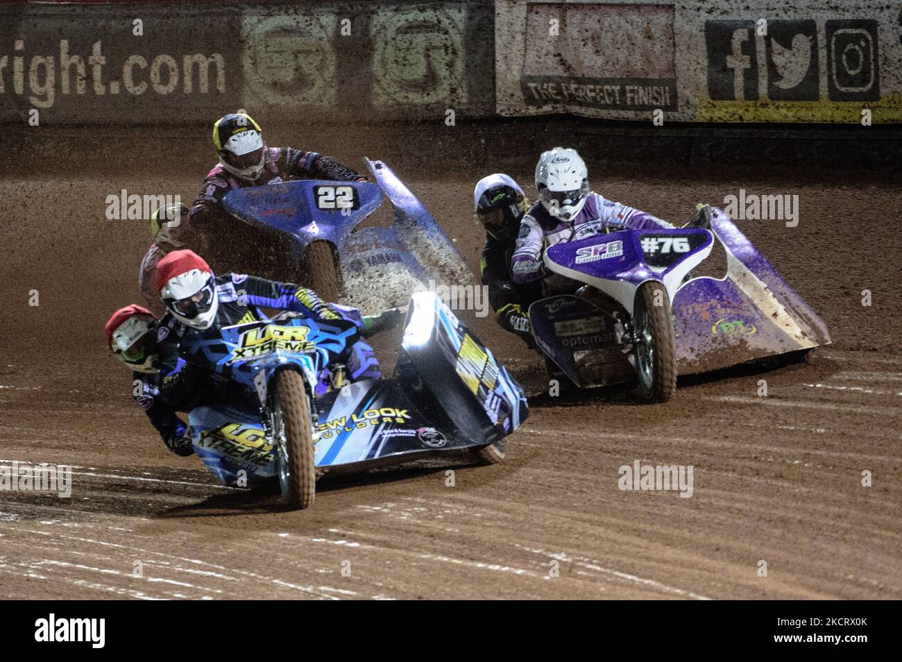 Matt Tyrell & Liam Brown (Red) leads Simon Beaney & Sam Heath (White ...
