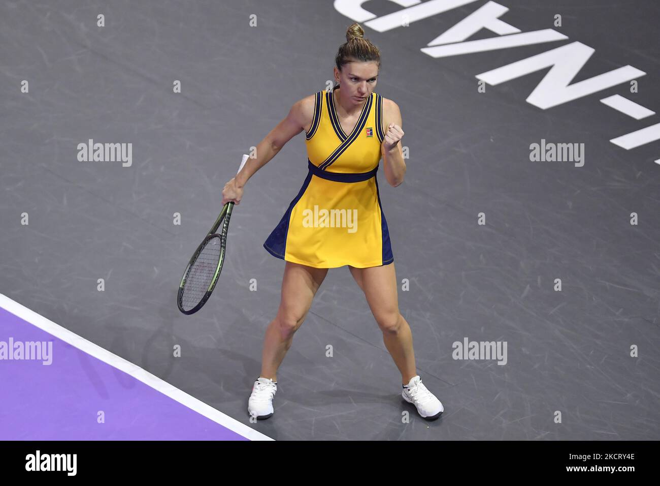 Simona Halep of Romania in action during the Transylvania Open ... Simona Halep of Romania in action during the Transylvania Open ...
