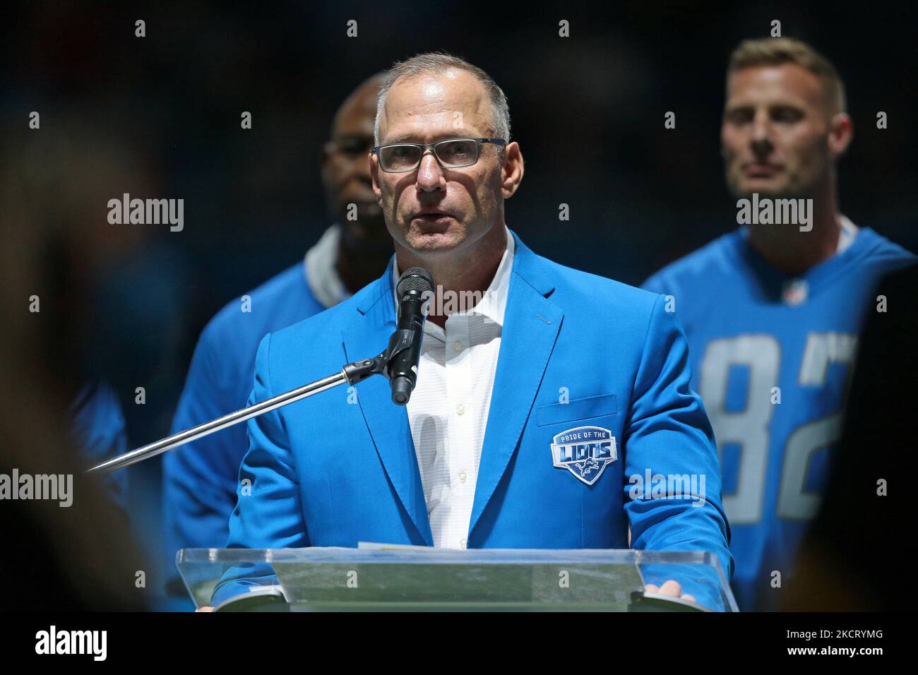 Halftime induction ceremony hi-res stock photography and images - Alamy