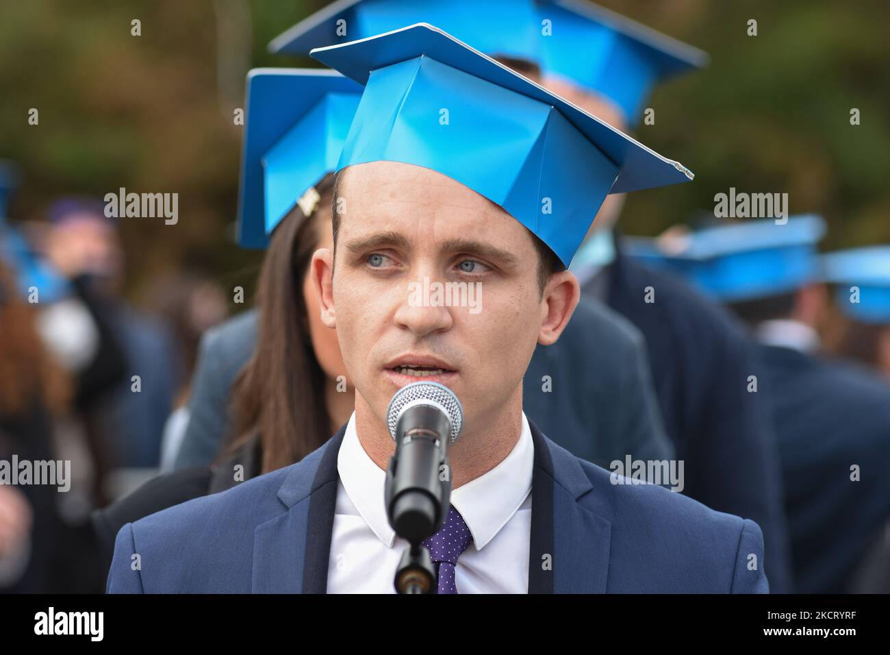 The new graduates of the autumn session paraded at the Foro Italico in ...