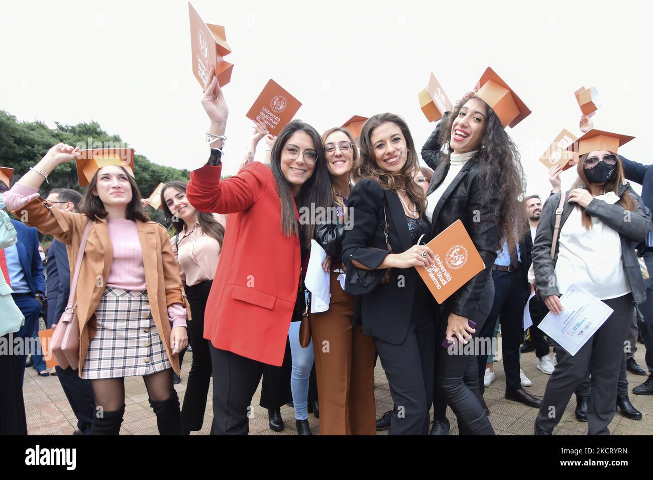 The new graduates of the autumn session paraded at the Foro Italico in ...