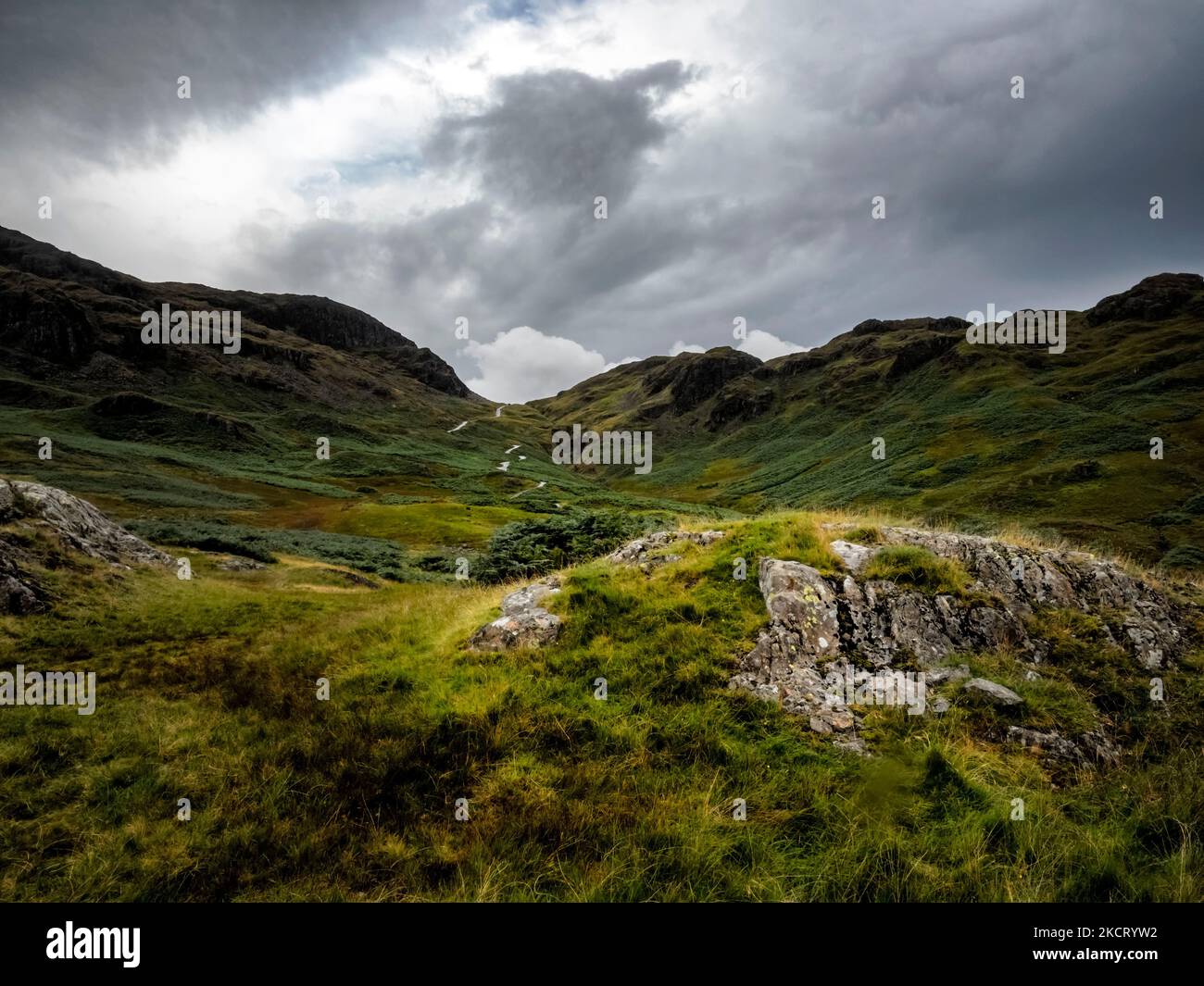 The Hardknott Pass, Lake District, Cumbria, England, UK Stock Photo - Alamy