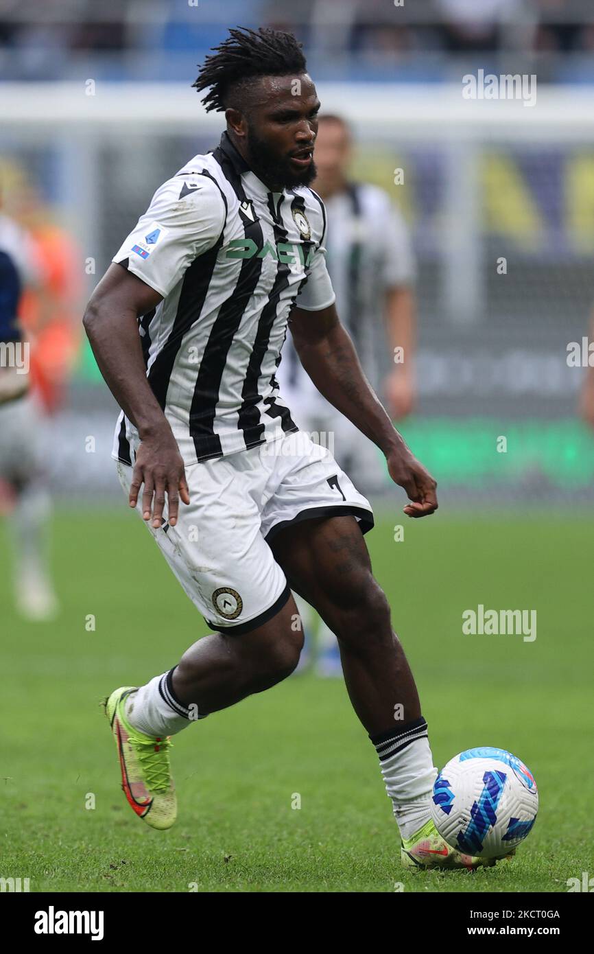 Isaac Succes (Udinese Calcio) in action during the italian soccer Serie ...